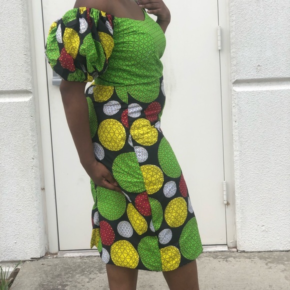 Veroex Dresses African Ankara Women Fitted Dress Poshmark